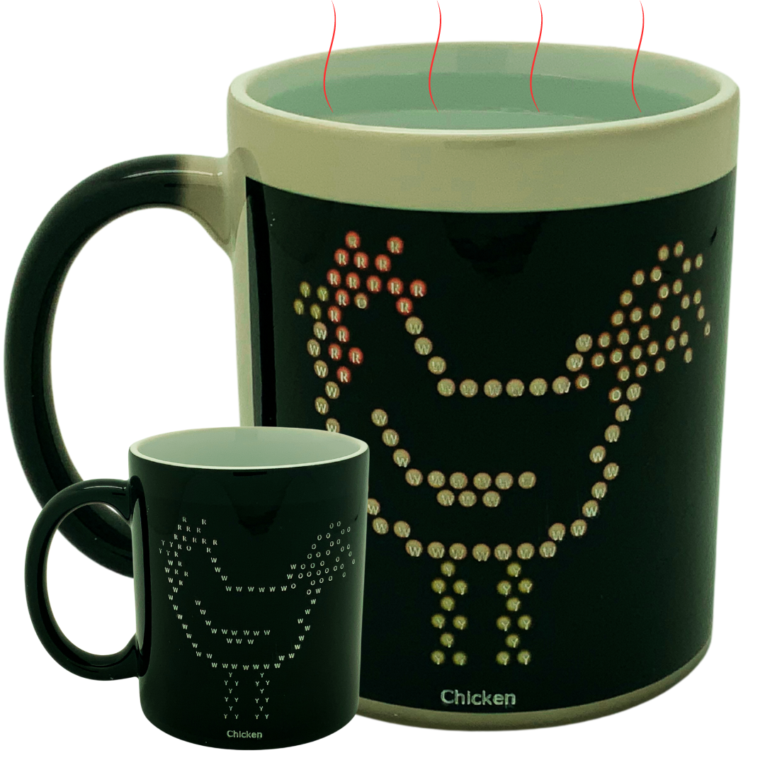 IllumiPeg Chicken Heat Changing IllumiMug 11 oz Ceramic Mug