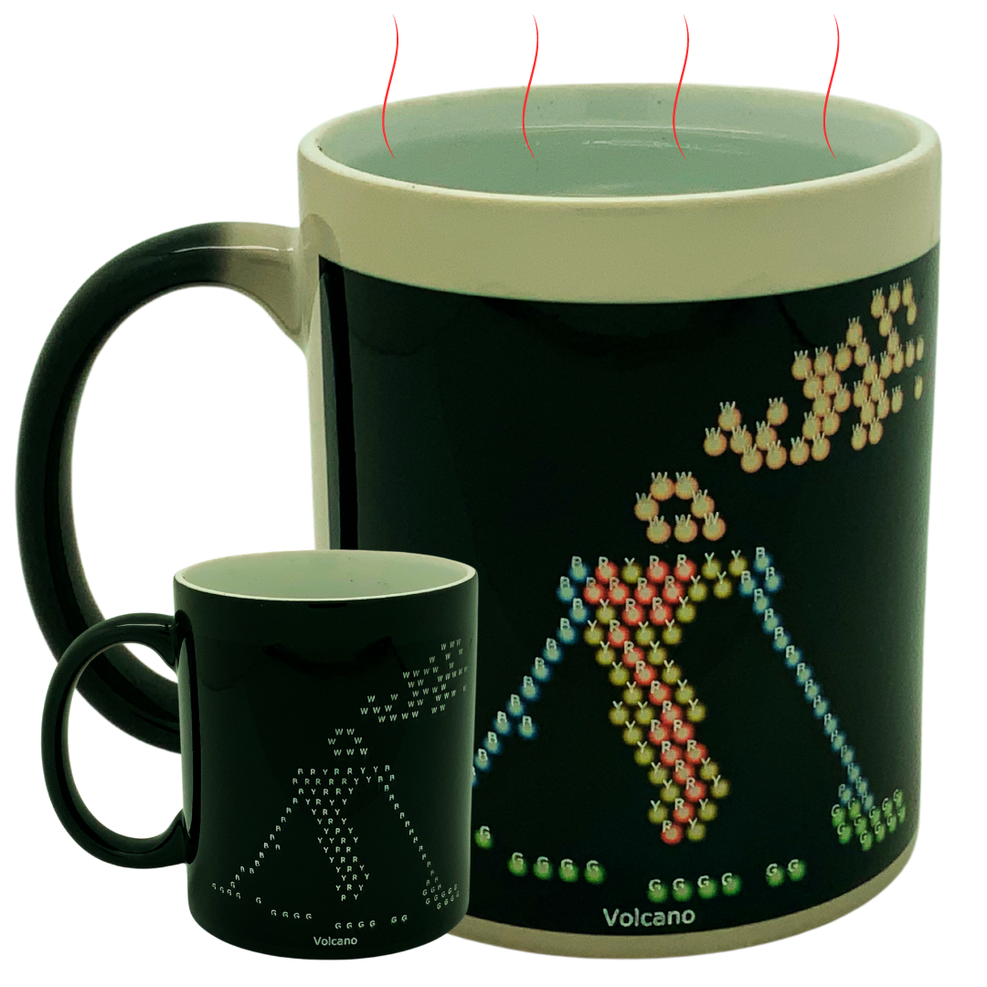 IllumiPeg Volcano Heat Changing IllumiMug 11 oz Ceramic Mug