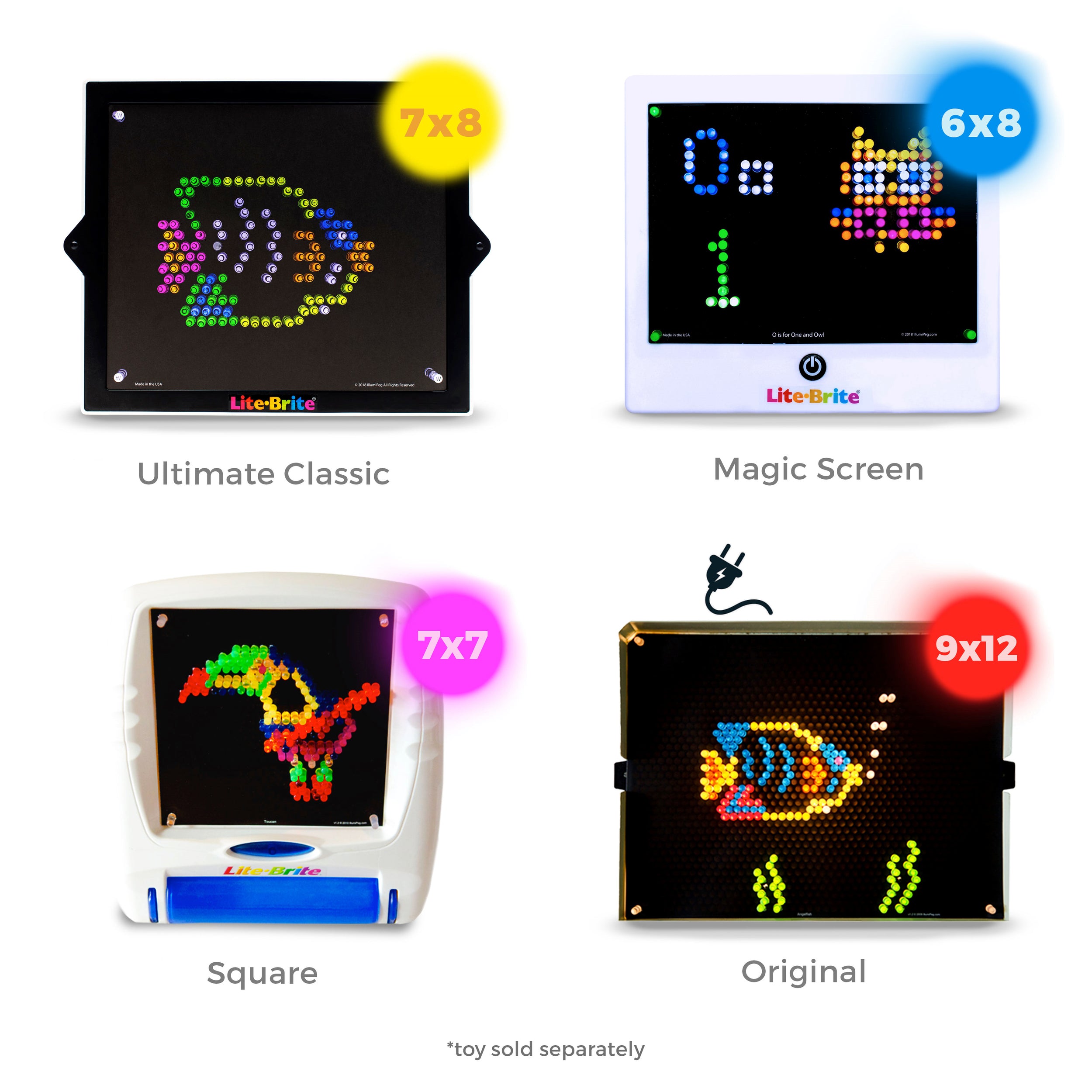 Dinosaur, 10 sheets — IllumiPeg