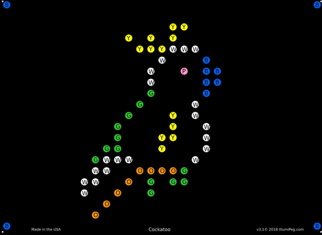 Lite Brite Refill: Zoo | Patterns For Create With Light/Magic Screen ...